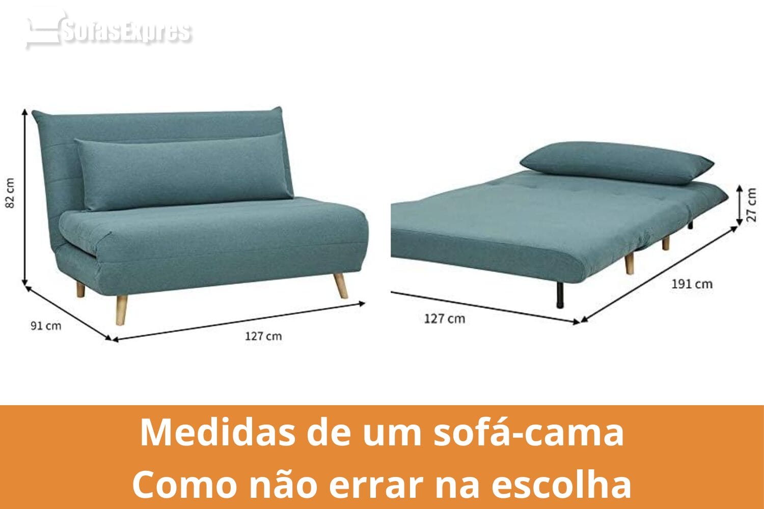 Qual a medida padrão de um sofá-cama? Dicas para acertar na escolha